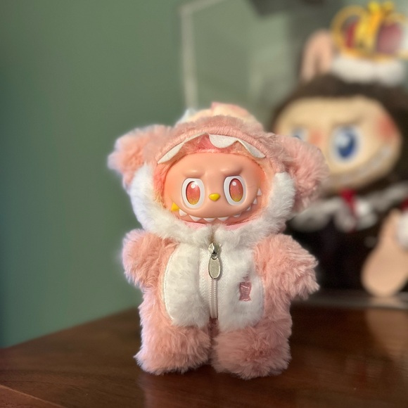 None | Other | Labubu Baby Shark Pink Fuzzy Onesie Outfit New | Poshmark